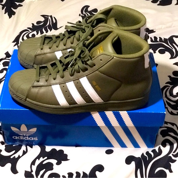 adidas Originals | Shoes | Adidas Pro Model Green | Poshmark